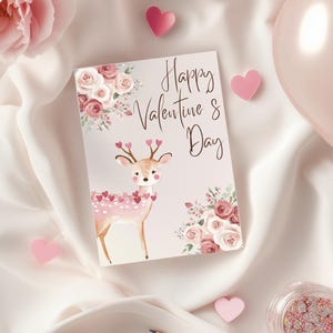Woodland Valentine Clipart - Watercolor Valentine Clipart - Valentine ...