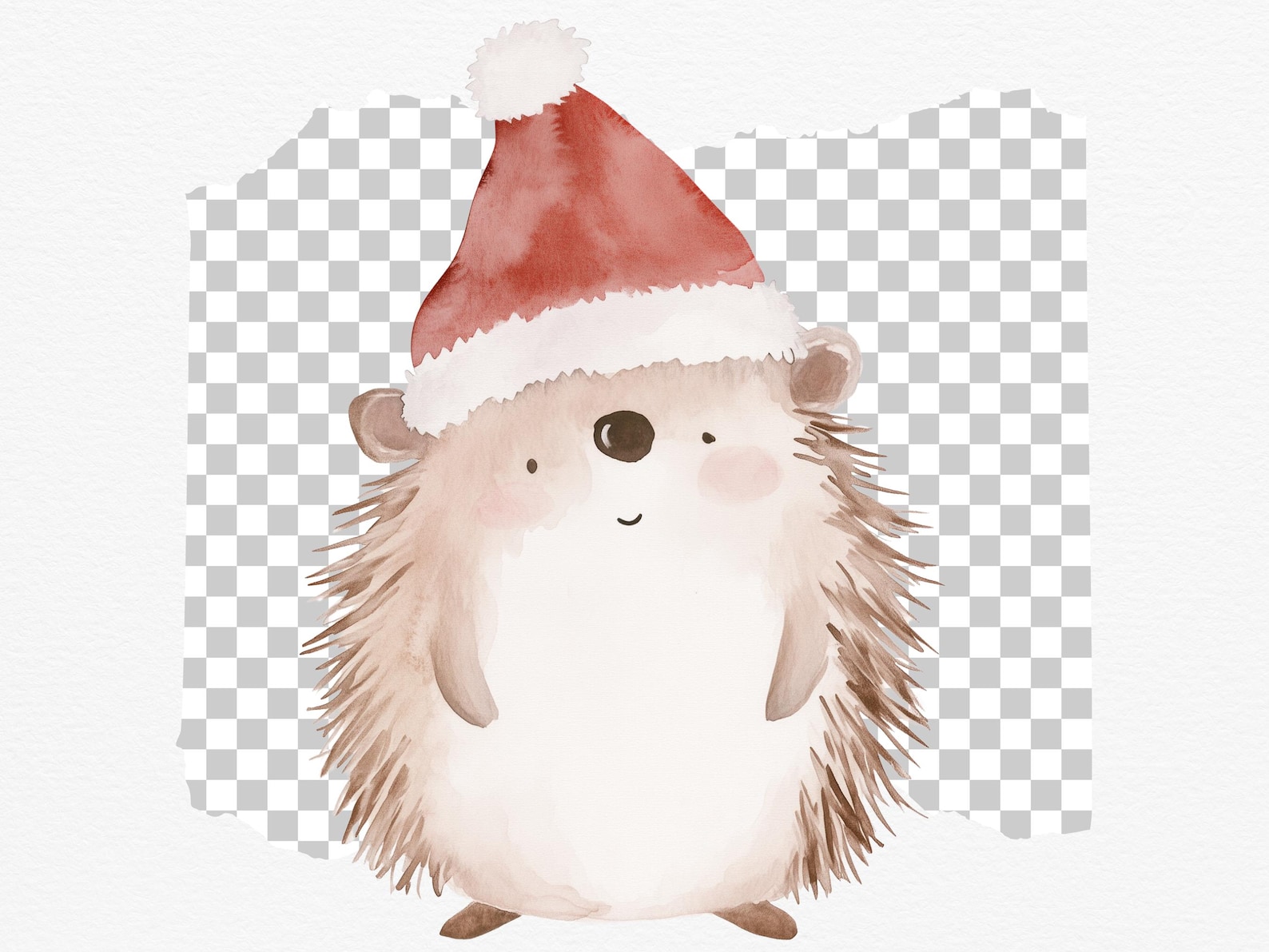 Watercolor Woodland Animals - Christmas Woodland Animals PNG - Cute ...