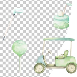Watercolor Golf Clipart, Golf PNG, Golf Illustration, Golf Ball ...