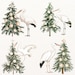 Watercolor Christmas Stork Clipart, Stork PNG, Christmas Clipart, Stork ...