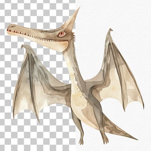 Dinosaur Watercolor Clipart Set - Prehistoric Clipart - Watercolor ...