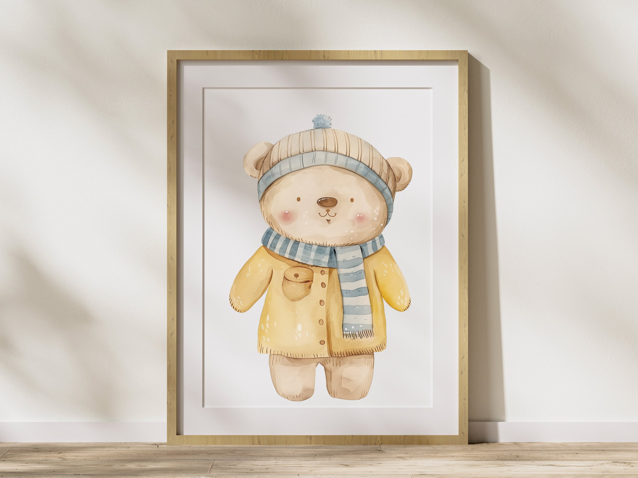 18 Teddy Bear Watercolor Clipart Winter Fashion Teddy Bear Teddy Bear ...