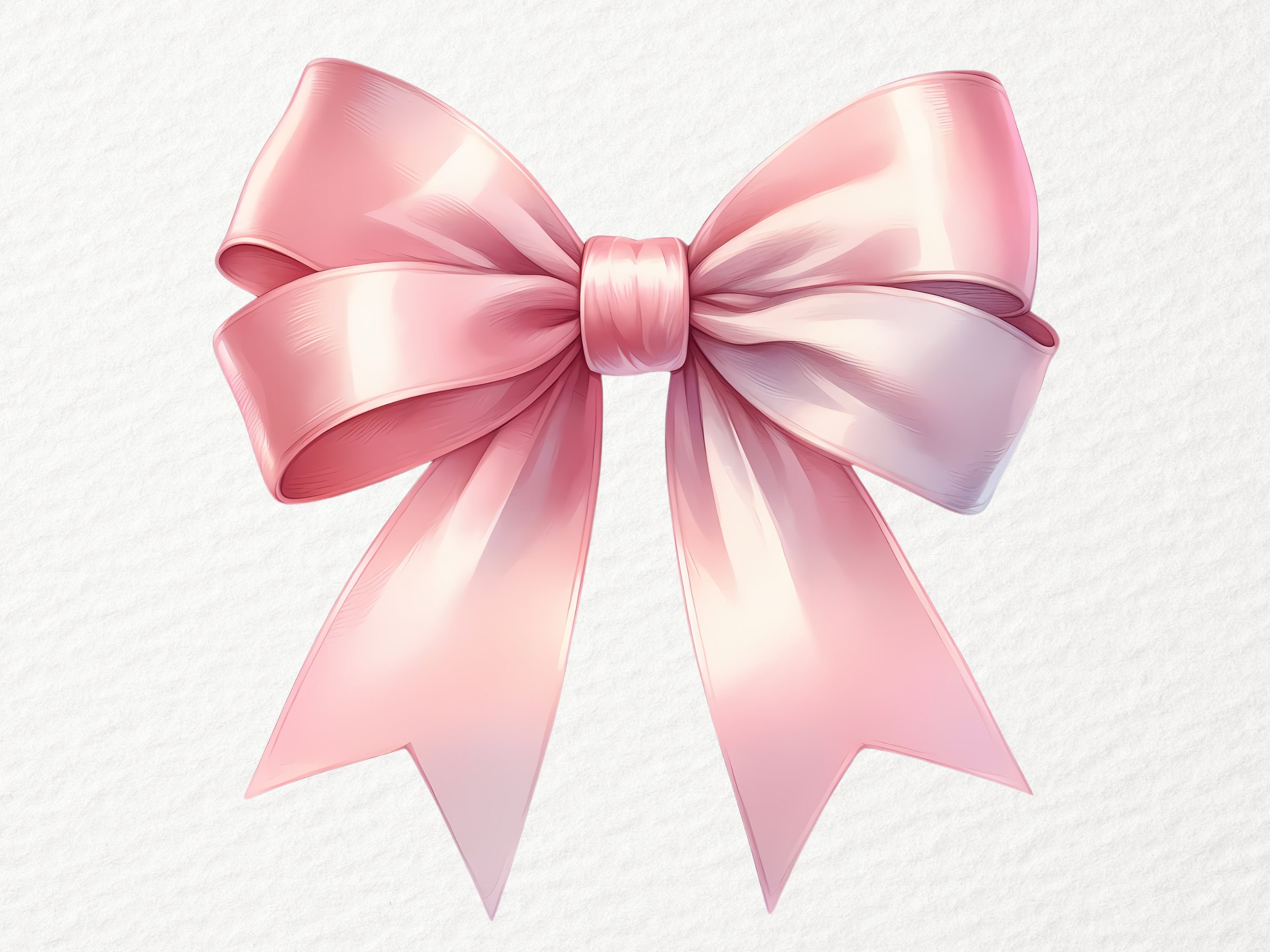 Pink Bows Clipart - Pink Satin Ribbon Bow - Pink Gingham Bow - Cute ...