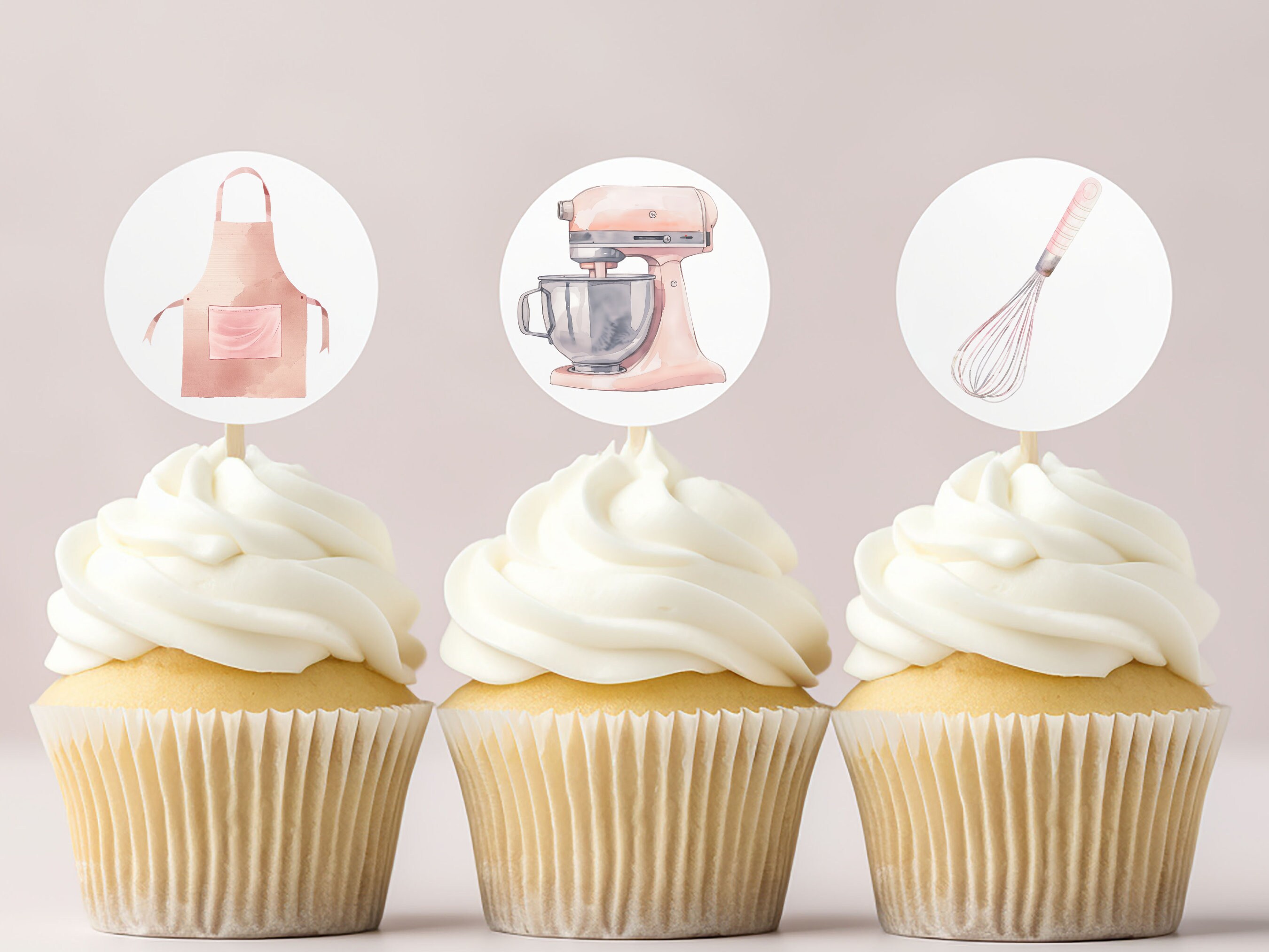Watercolor Baking Clipart, Kitchen Clipart, Cooking Clipart, Baking ...