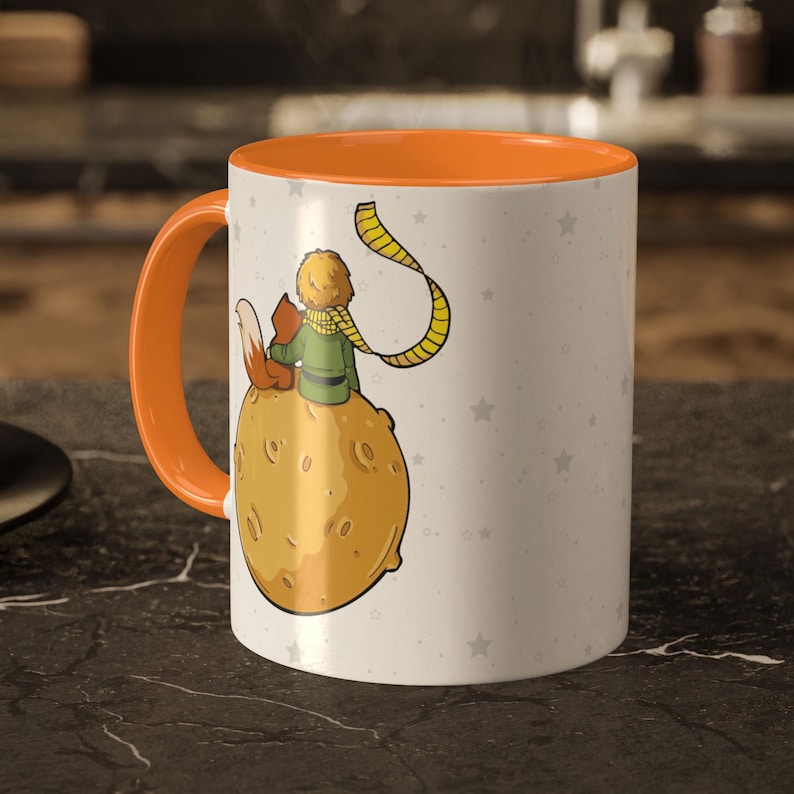 The Little Prince Mug, Cute Coffee Mug, Le Petit Prince Mug, Coffe Cup ...