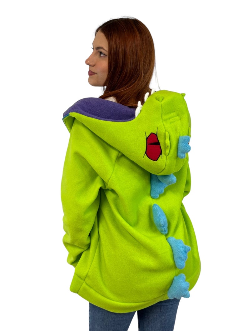 Reptar rugrats Hoodie,men's Reptar Hoodie Rugrats, Reptar Hoodie ...
