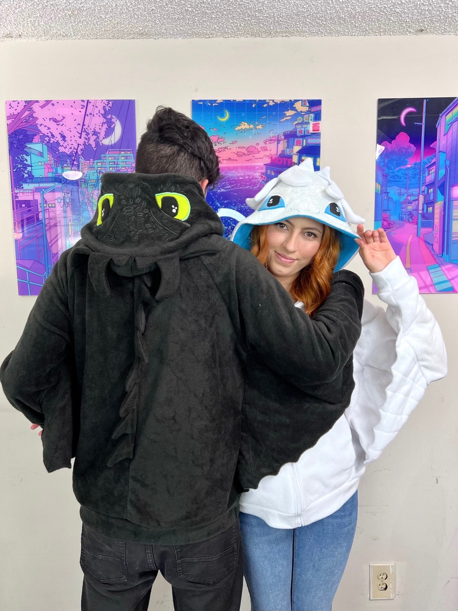 Toothless Night Fury Hoodie Unisex Black , Hoodie Toothless Gift for ...