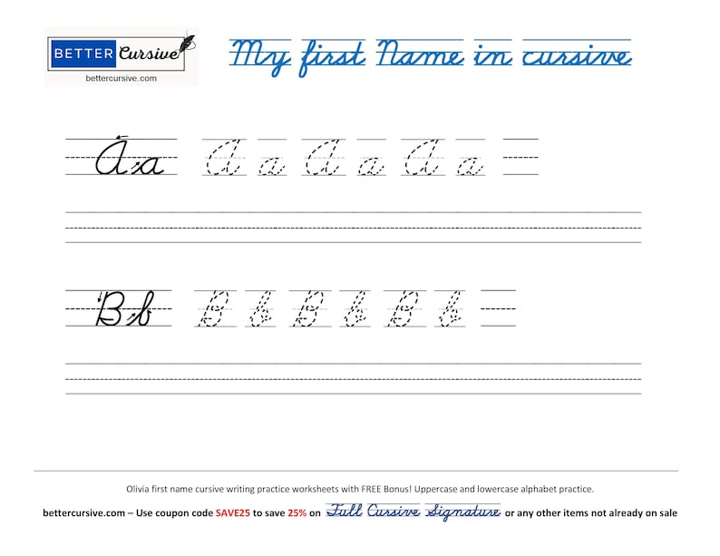 Write Noah in Cursive. Download and Print as Often as You Like ...