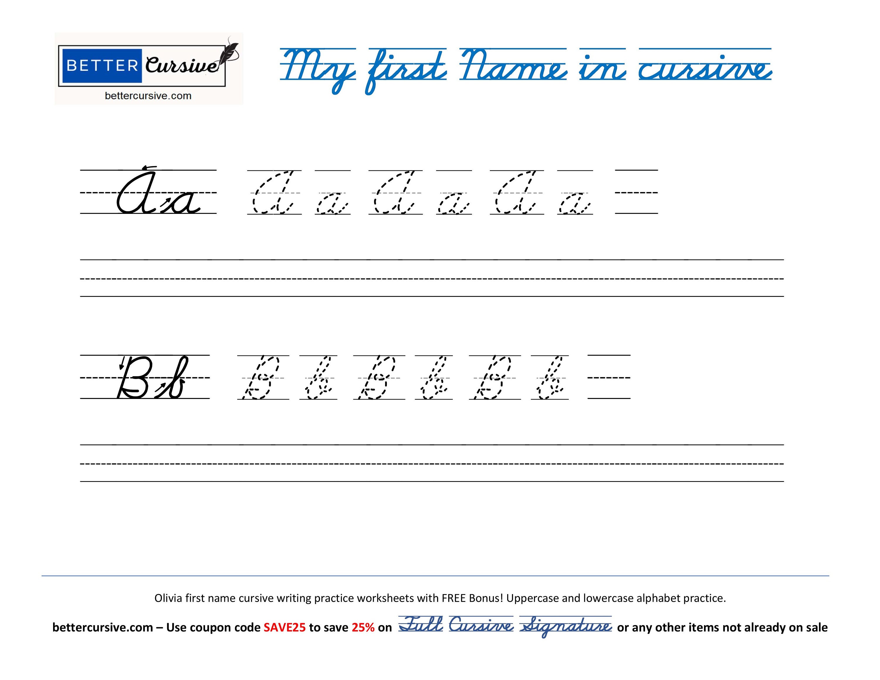 Write Emma in Cursive. Download and Print as Often as You Like ...