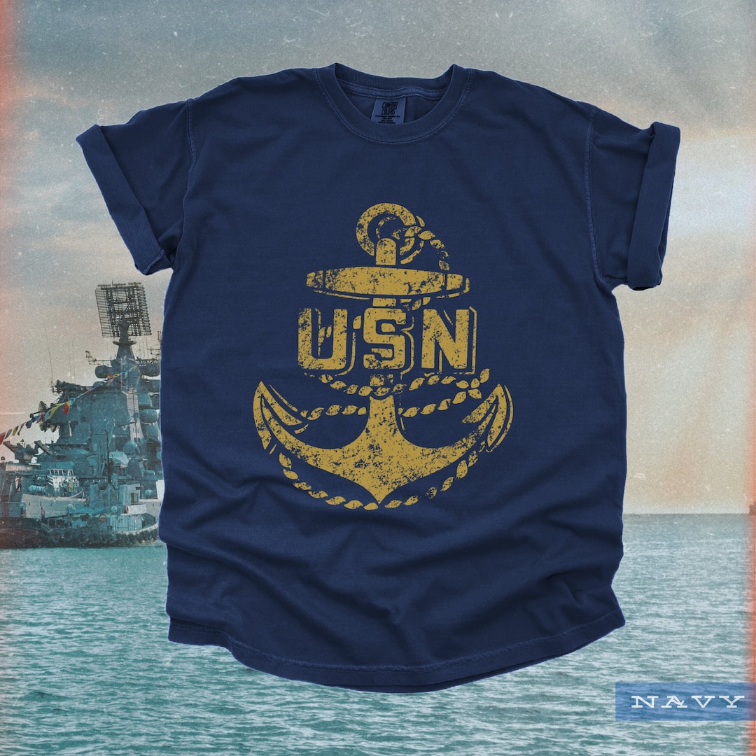 Vintage United States Navy Tshirt | Retro Military Graphic Tees, USN ...