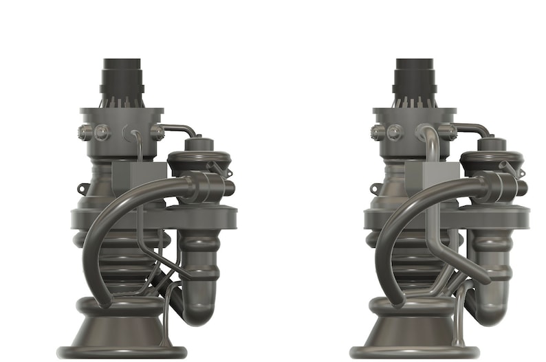 Spacex Starship Raptor 3 - Vacuum Engine Stls **READ DESCRIPTION PLEASE ...