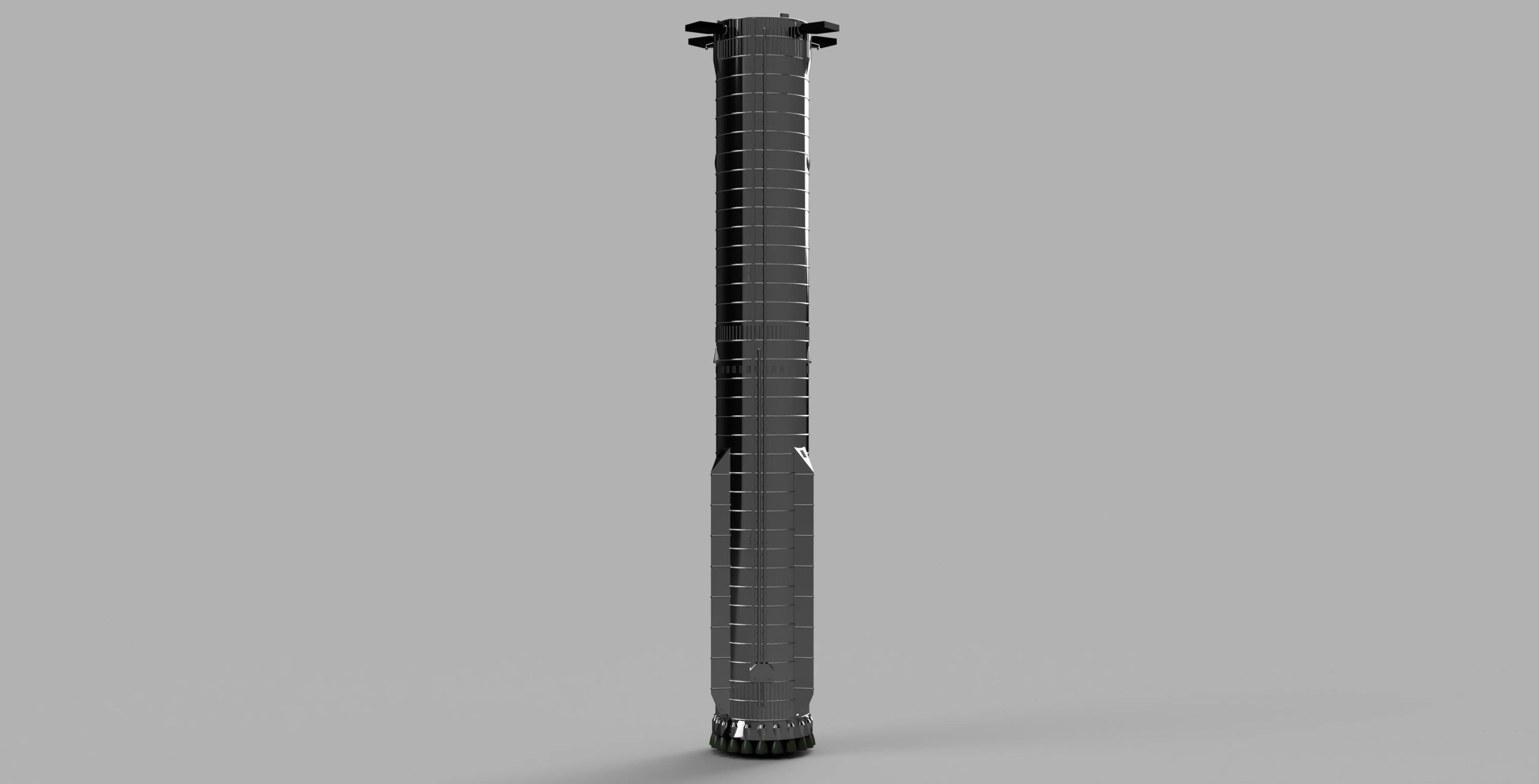1:200 Scale Spacex Starship Superheavy Booster Stls - Etsy