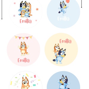 Bluey Birthday Party Kit - Printable Invite, Banner, Thank You Tags - Etsy