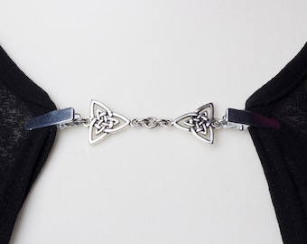 Handcuffs Cardigan Clip Chain Silver Freedom Handcuff Sweater Clip ...