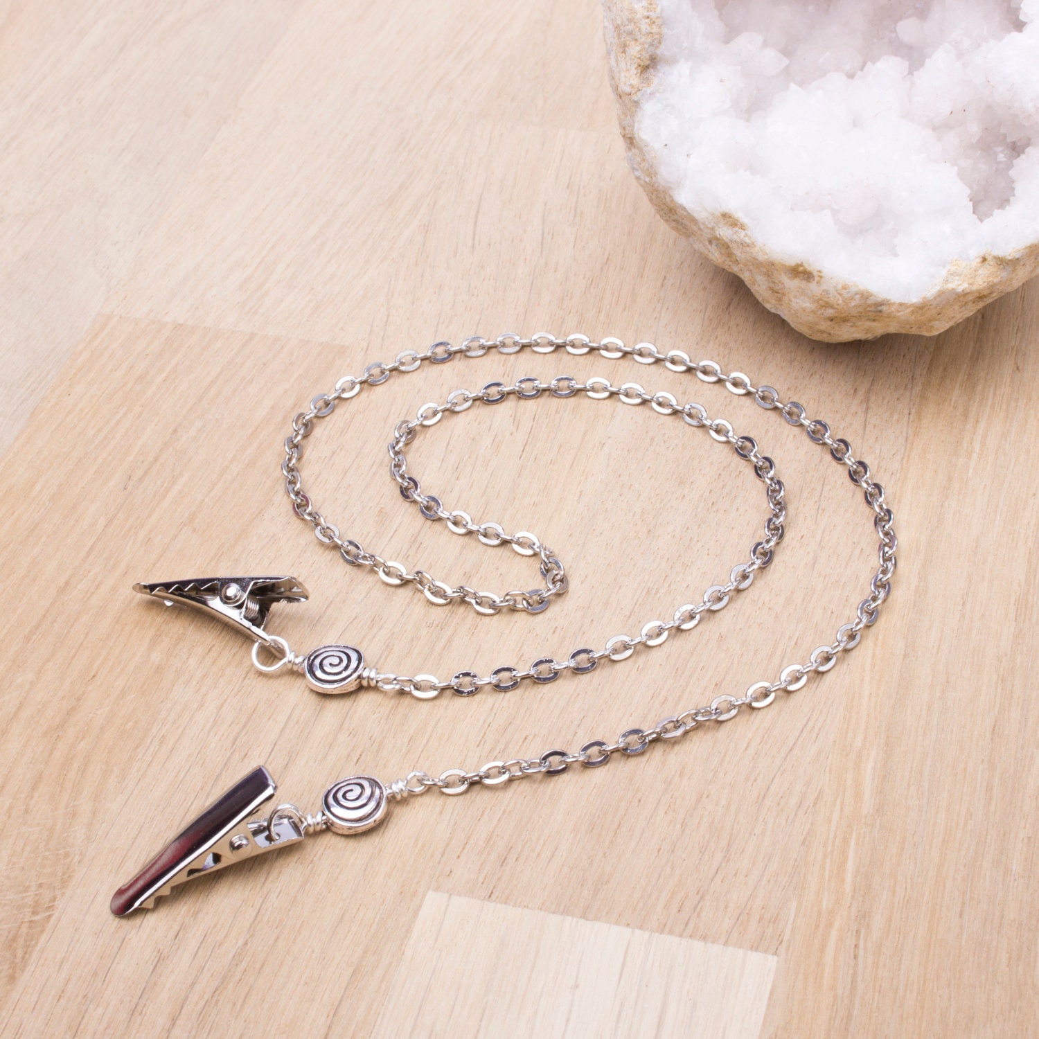 Napkin Clips Tibetan Spiral Oval Link Napkin Chain - Etsy UK