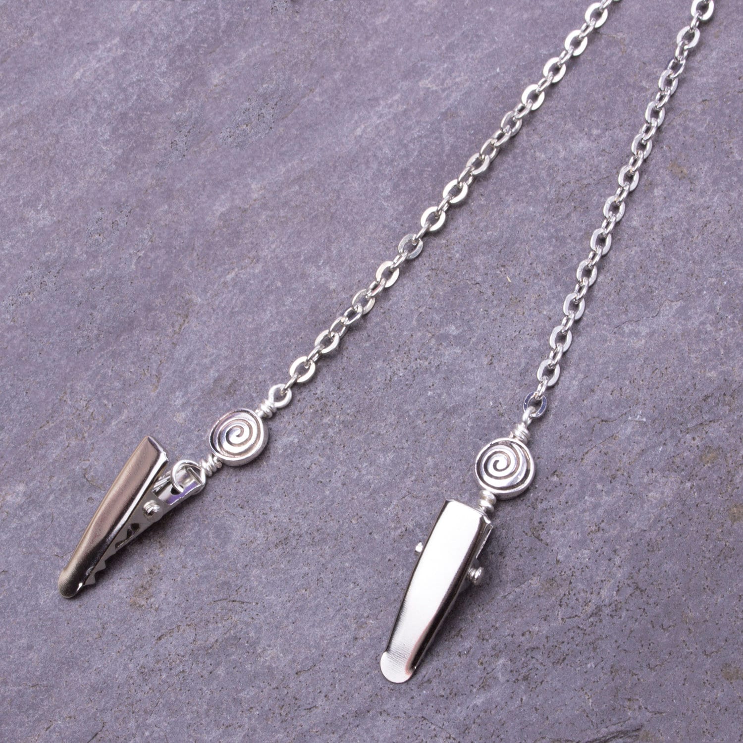 Napkin Clips Tibetan Spiral Oval Link Napkin Chain - Etsy UK