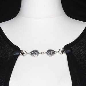 Sweater Clips - Silver Elegant Cardigan Clip | Shawl or Pashmina Clip ...