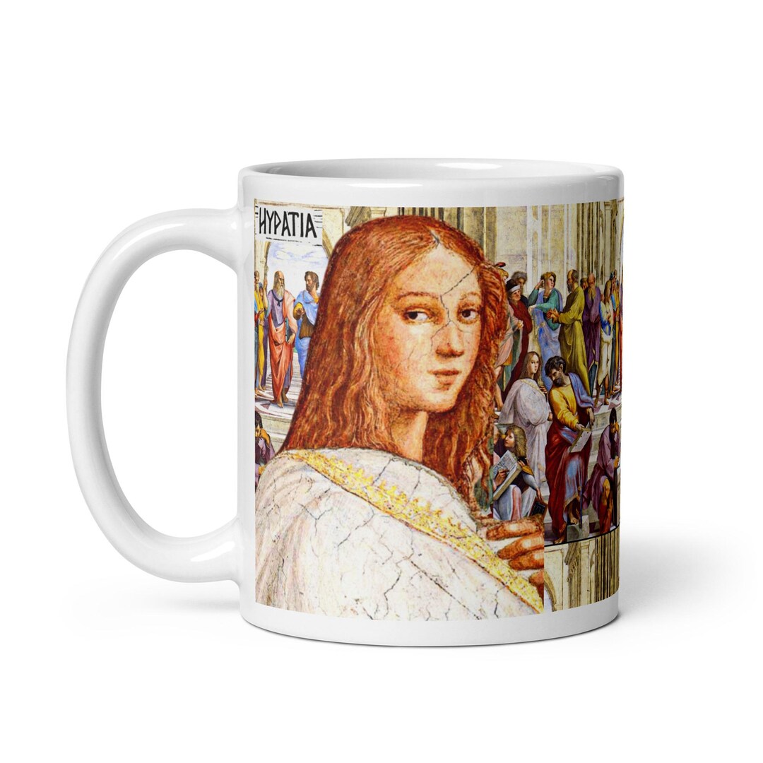 Hypatia Mug #1 / School of Athens - Etsy