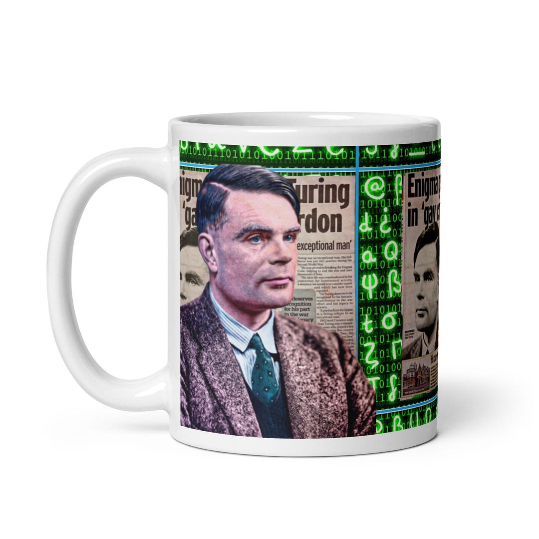 Alan Turing Mug #5 / Binary Crime - Etsy
