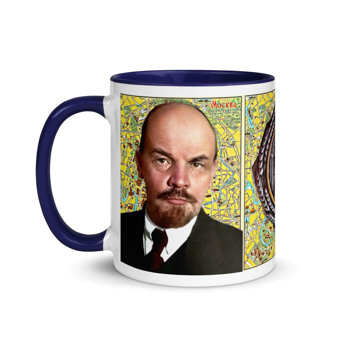 Vladimir Lenin 1 / Russian Map various Color Choices - Etsy
