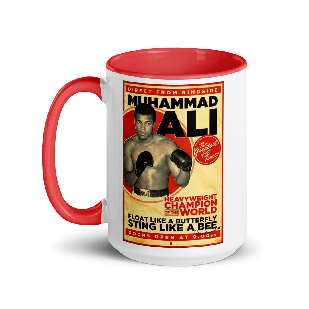 Muhammad Ali Mug #4 / Vs. Terrel / Float Like a Butterfly (various ...