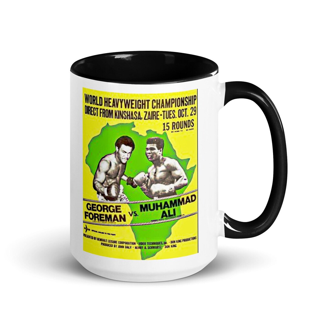 Muhmmad Ali Mug #3 / Vs. George Foreman / Rumble in the Jungle (various ...