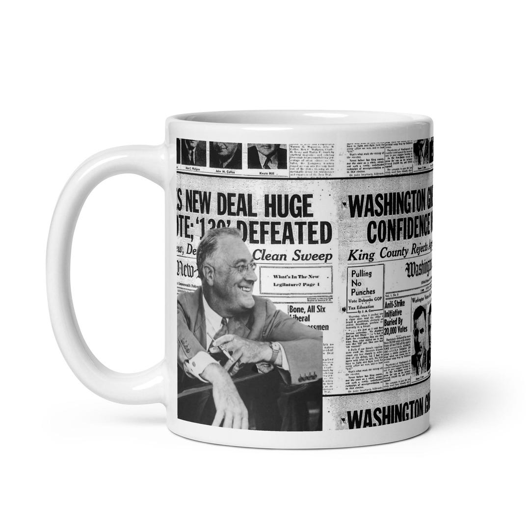 Franklin D. Roosevelt #2 / New Deal - Etsy