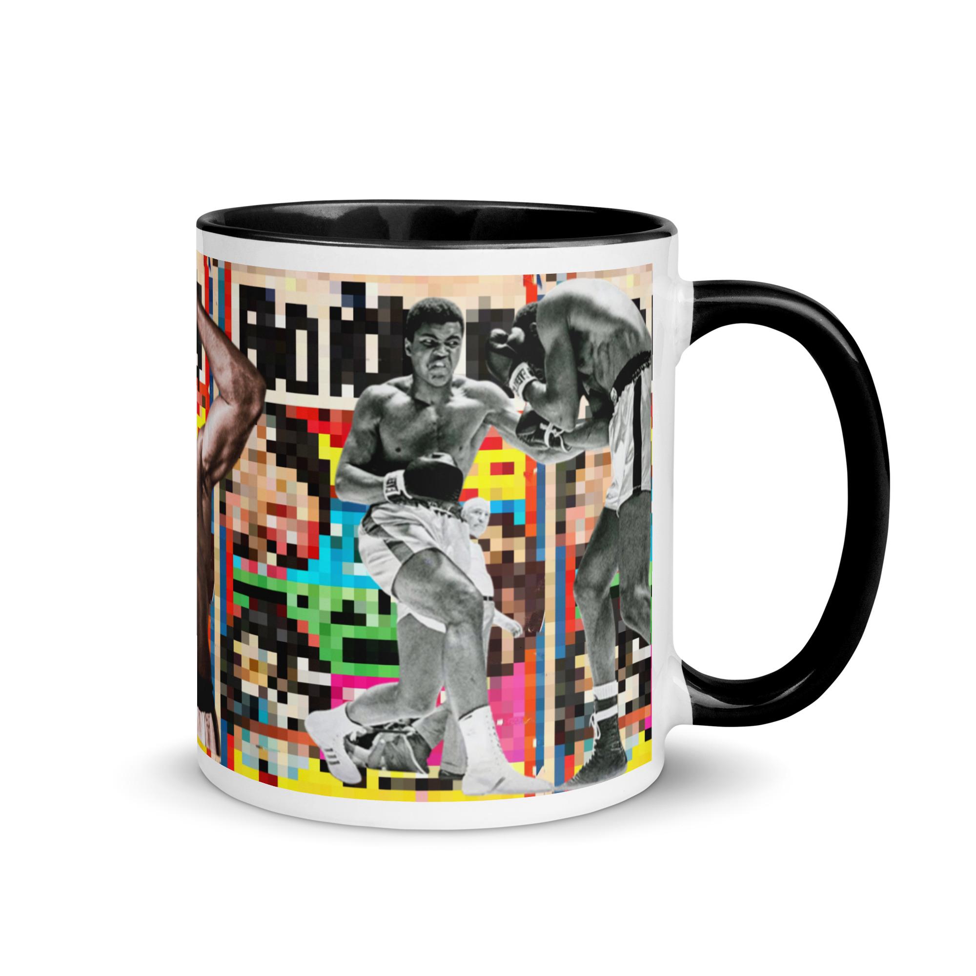 Muhammad Ali Mug #6 /pixelated Boxing Collage (various Color Choices ...