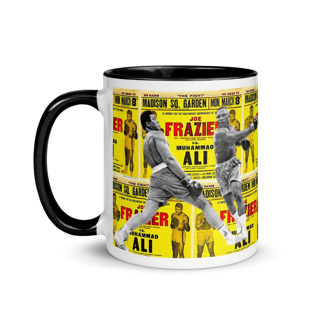 Muhammad Ali Mug #1 / Vs. Joe Frazier (various Color Choices) - Etsy