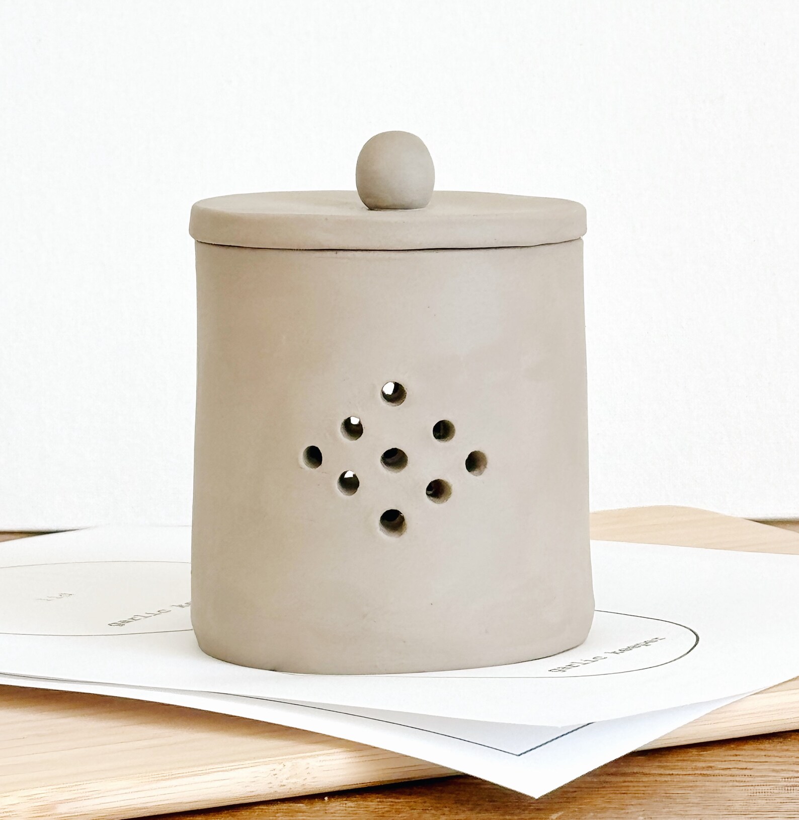 Pottery Garlic Keeper Template: Slab Building DIY (digital Download) - Etsy