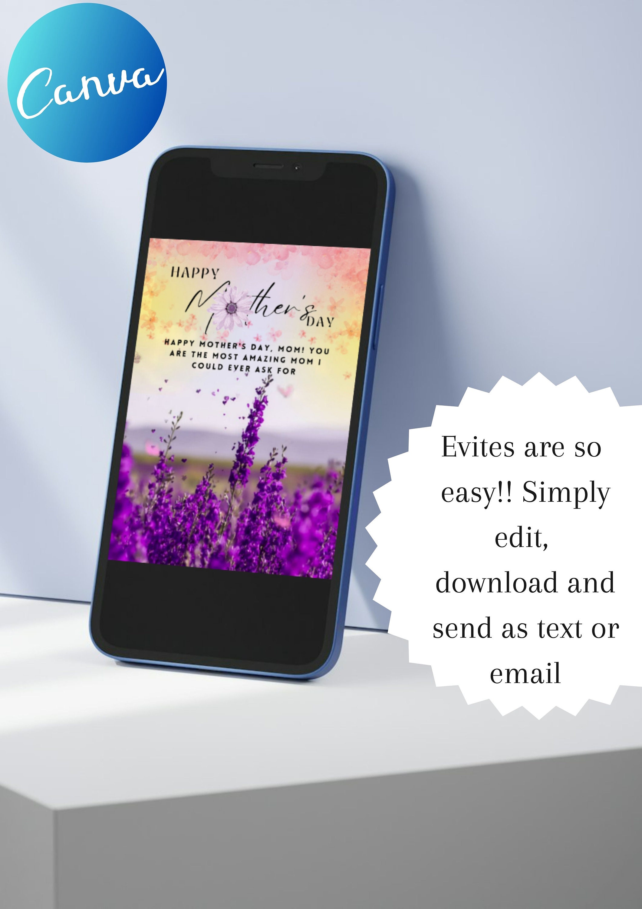 Mother's Day Greeting Card, Celebrate Mom's, Animated, I Love You Mom ...