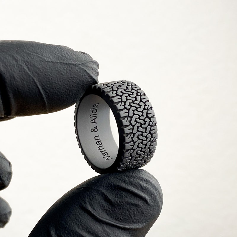 Tire Tread Ring - Etsy