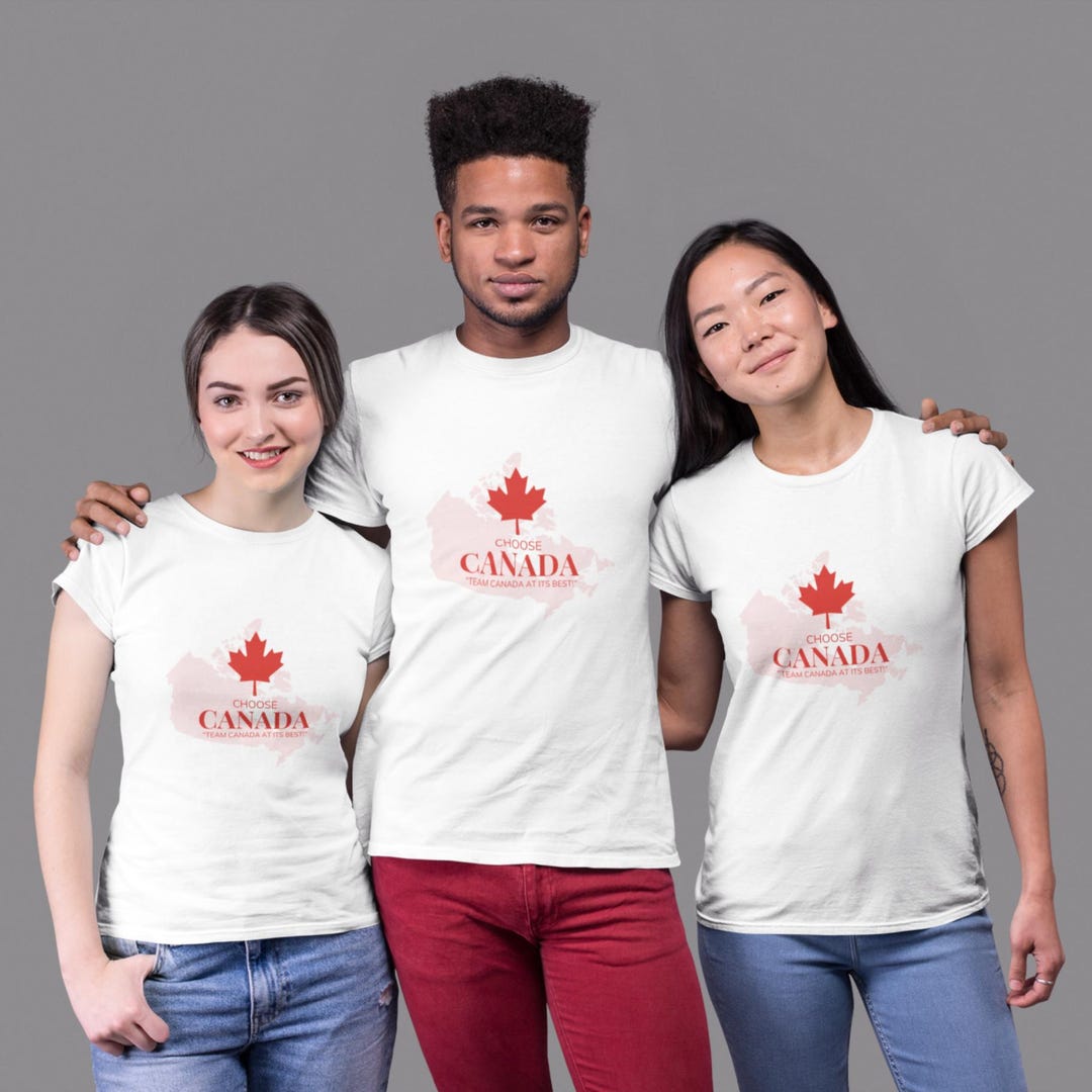 Support Canada T-shirt Made in Canada | Buy Canadian, Choose Canada ...