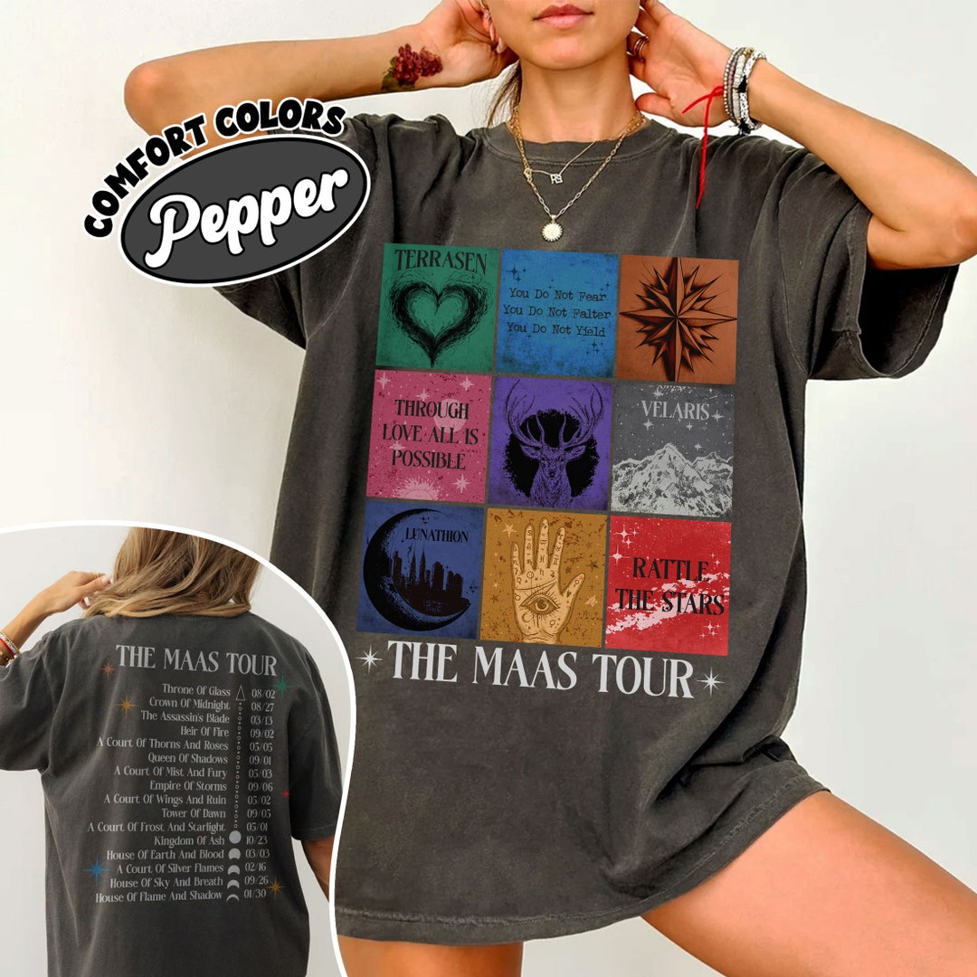 SJM Tour Comfort Colors Shirt, the Mass Tour Shirt, Acotar Shirt ...