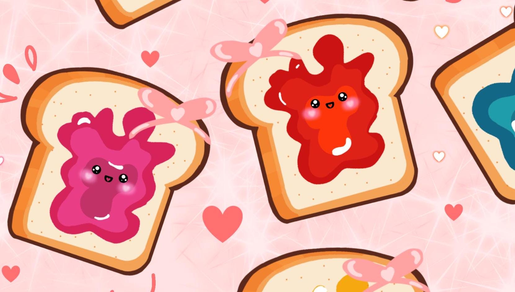 Smiling Toast Collection Cute Kawaii Printable Clipart / PNG / Instant ...