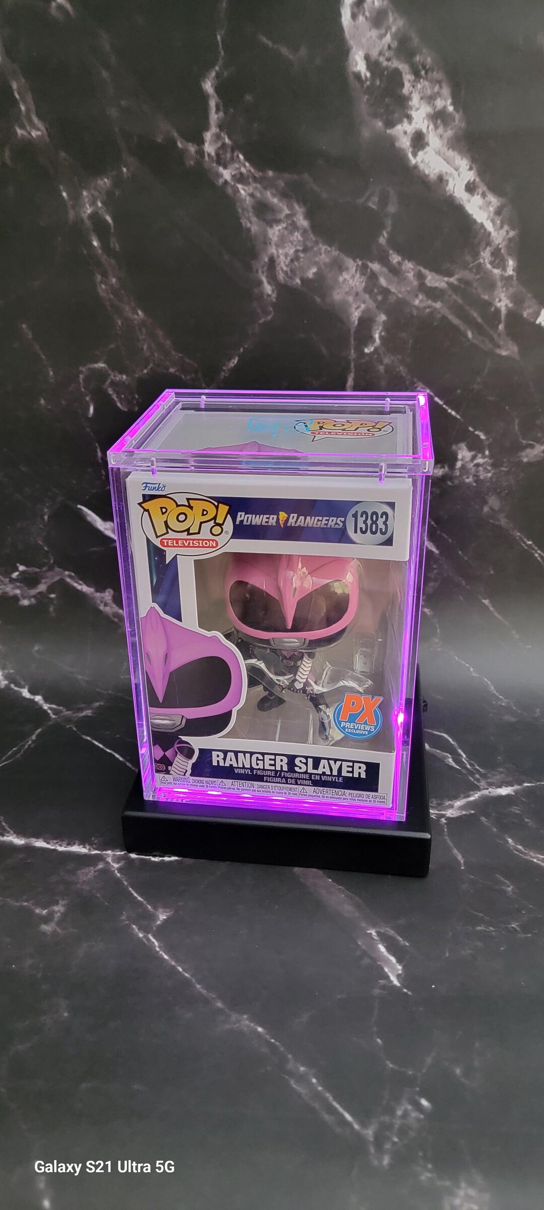 Ranger Slayer Power Rangers Funko Pop With Custom Pink LED Display - Etsy