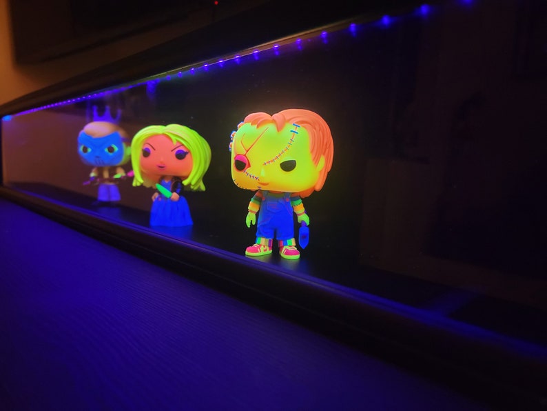 12V Battery Powered Blacklight Funko Pop Display Case - Etsy