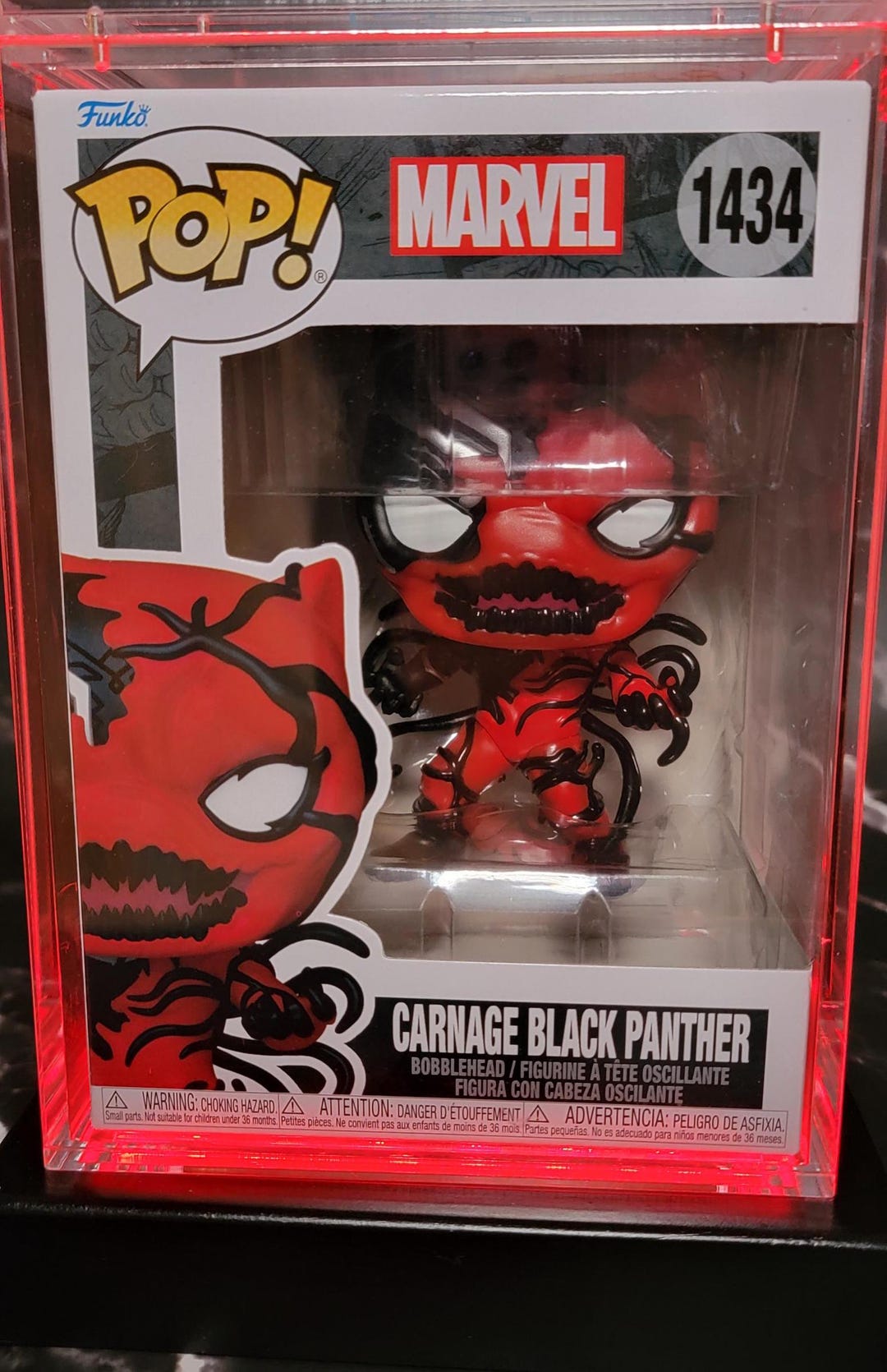 Funko Pop! Carnage Black Panther Vinyl Figure #1434 - Etsy