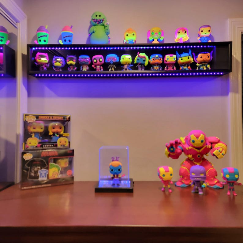 12V Battery Powered Blacklight Funko Pop Display Case - Etsy