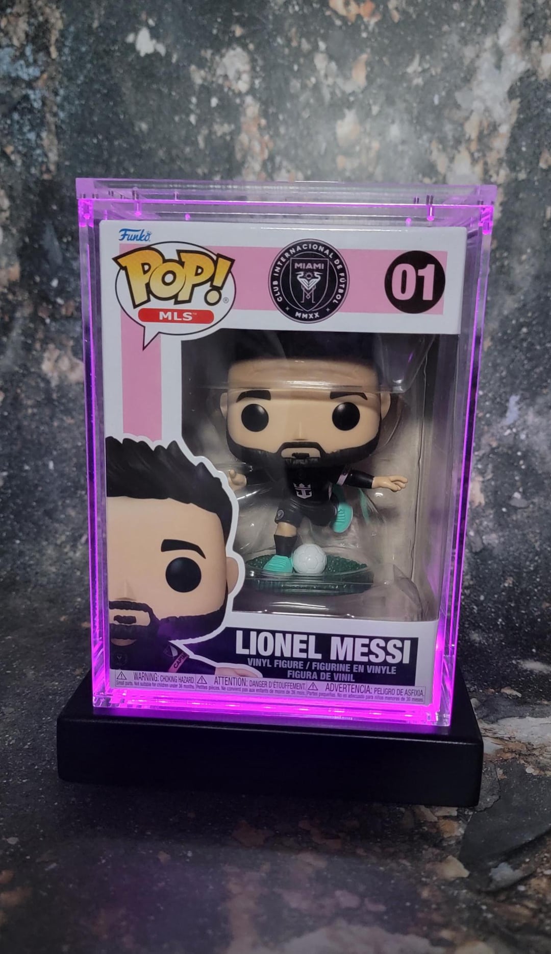 Funko Pop! MLS: Inter Miami Lionel Messi Vynal Figure #01 - Etsy