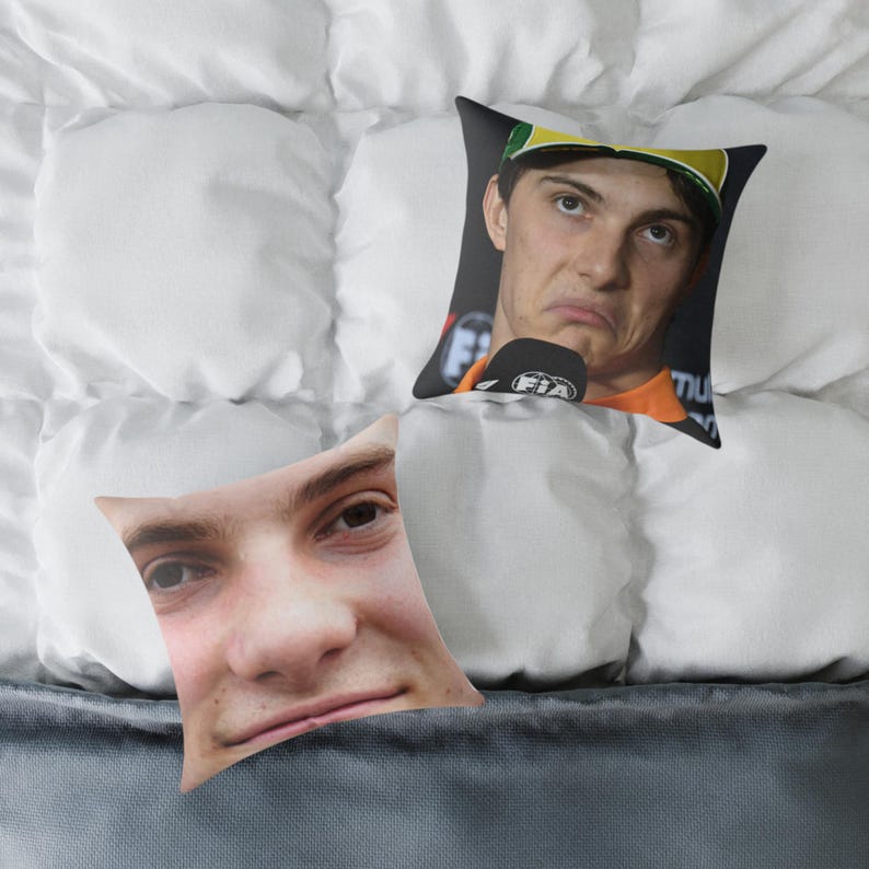 F1 Oscar Piastri Pillow - Etsy