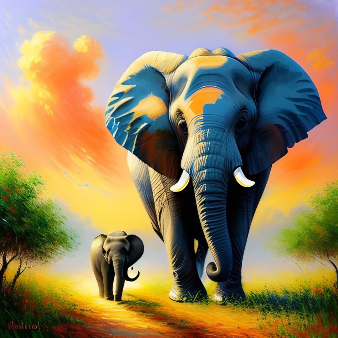 Animal Scenery Animal Art Collection Nature's Majesty in Art Grace of ...