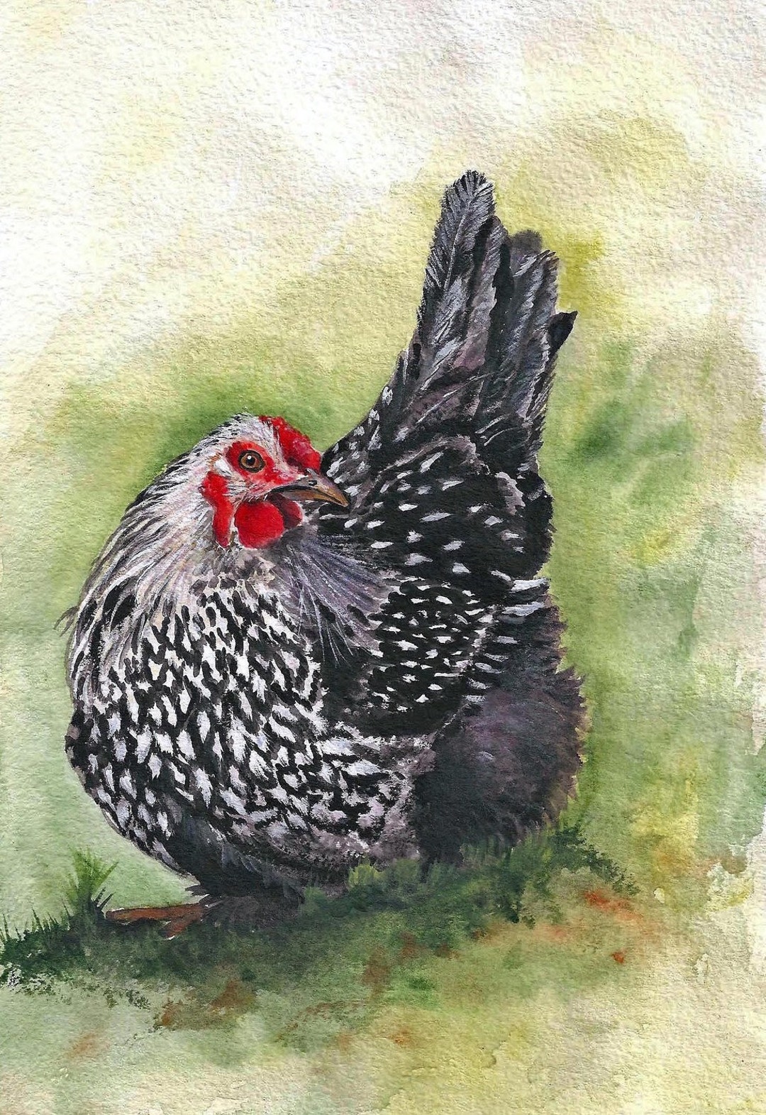 Gwennie the Little Hen 8 X 10 Reproduction - Etsy