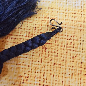 Mens Blue Silk Haori Himo, Japanese Kimono Jacket Cord Ties W/ Tassels ...