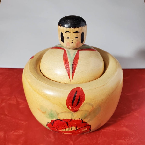 Japanese Kokeshi Box - Etsy