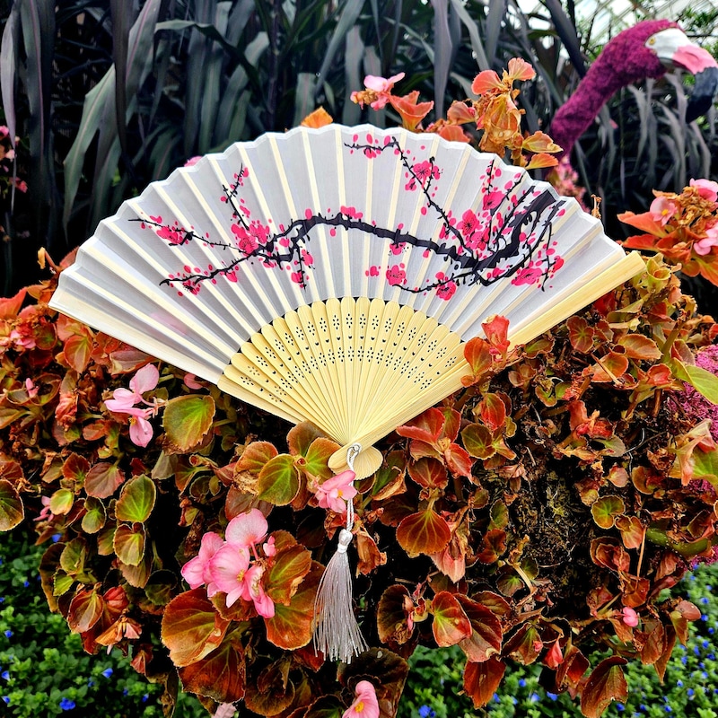Silk Fan - Etsy