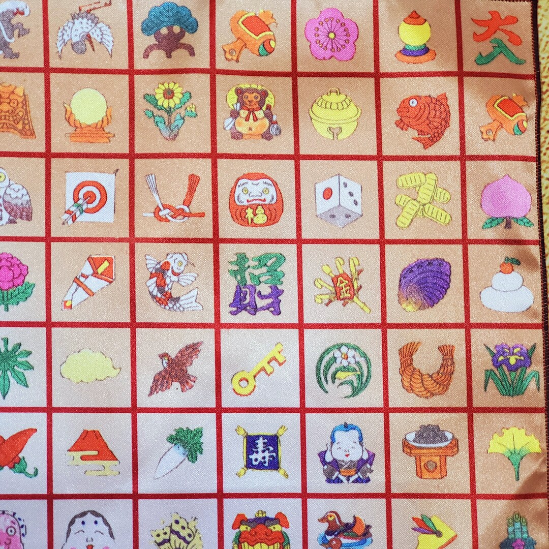 Kawaii Furoshiki, Japanese Symbols & Zodiac Theme, Lucky Cat, Daruma ...
