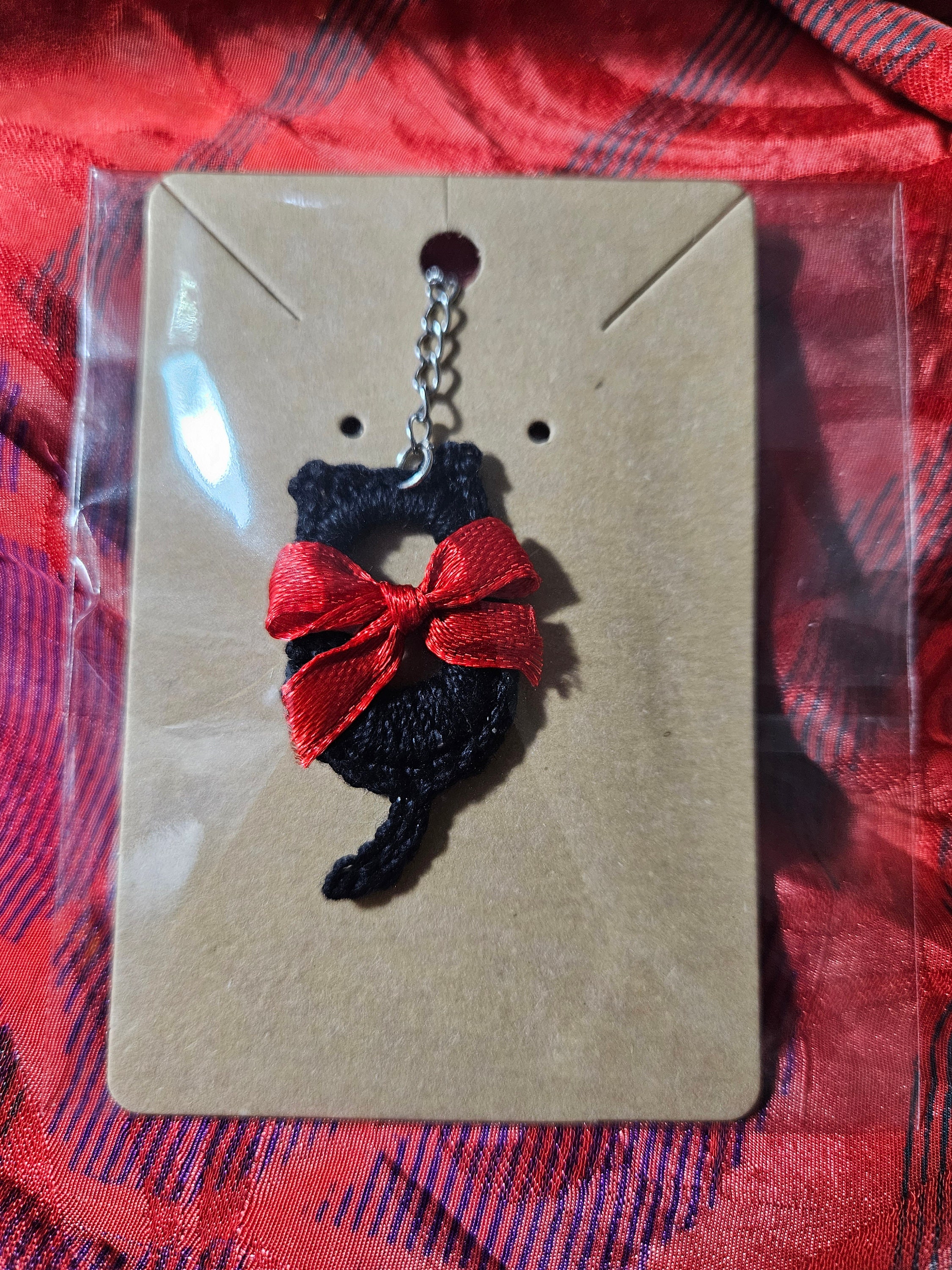 Kitty Kat Crochet Keychain/charm - Etsy