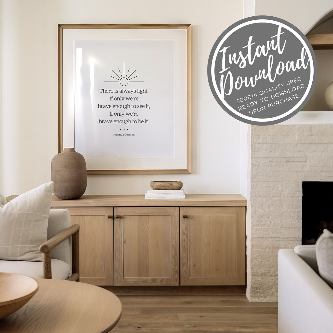 Amanda Gorman Poem, Digital Print, Quotes Print, Poster Print, Wall Art ...