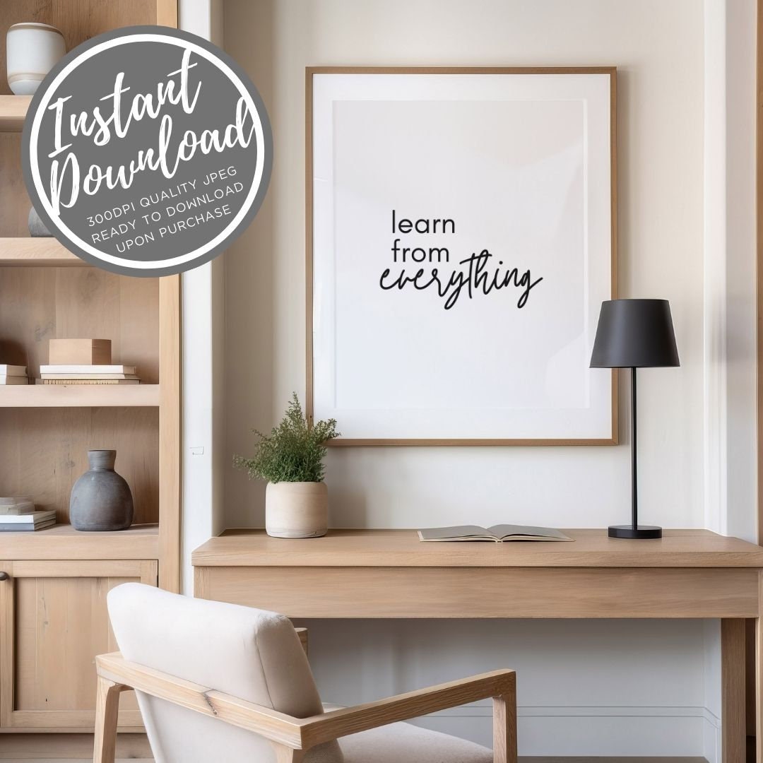 Digital Print, Quotes Print, Poster Print, Wall Art Quotes, Typography ...